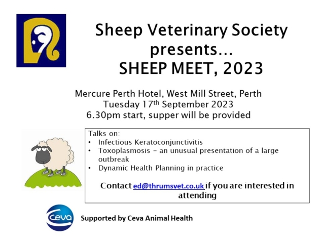Ceva – Sheep Meet in Perth - Sheep Veterinary Society