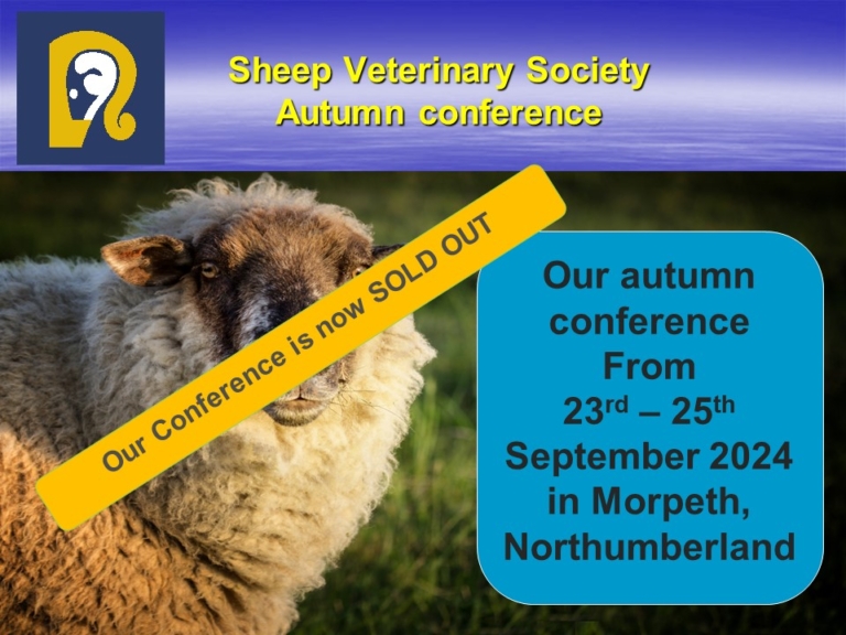 SVS Autumn Conference - Sheep Veterinary Society