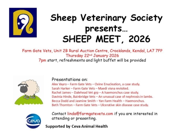 Ceva - Sheep Meet in Crooklands - Sheep Veterinary Society